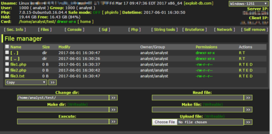 Comprendre le Shell Web sur site Wordpress - Techout